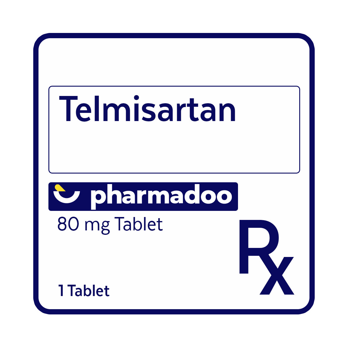 TELMISARTAN 80MG – Pharmadoo Health